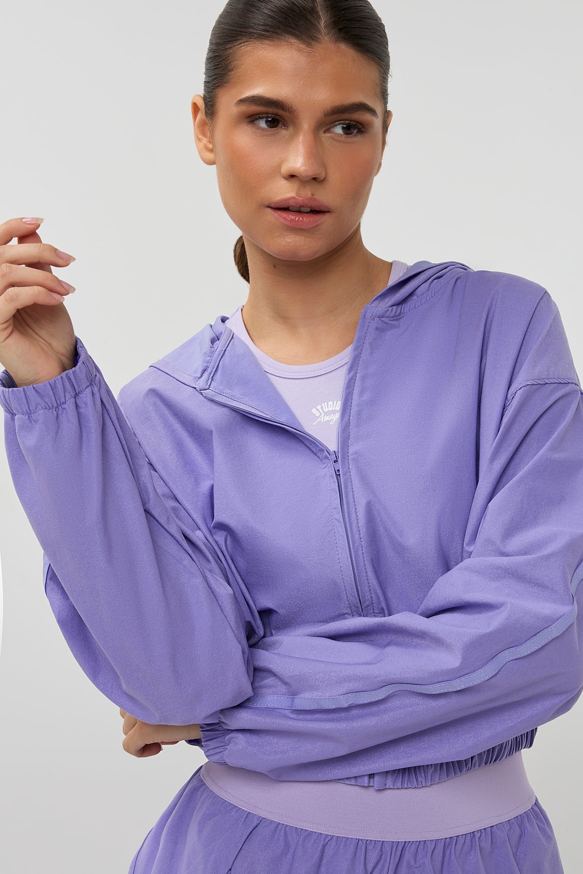Muse Jacket | Purple | Sportswear | Cropped | Hoodie | Longsleeve ...